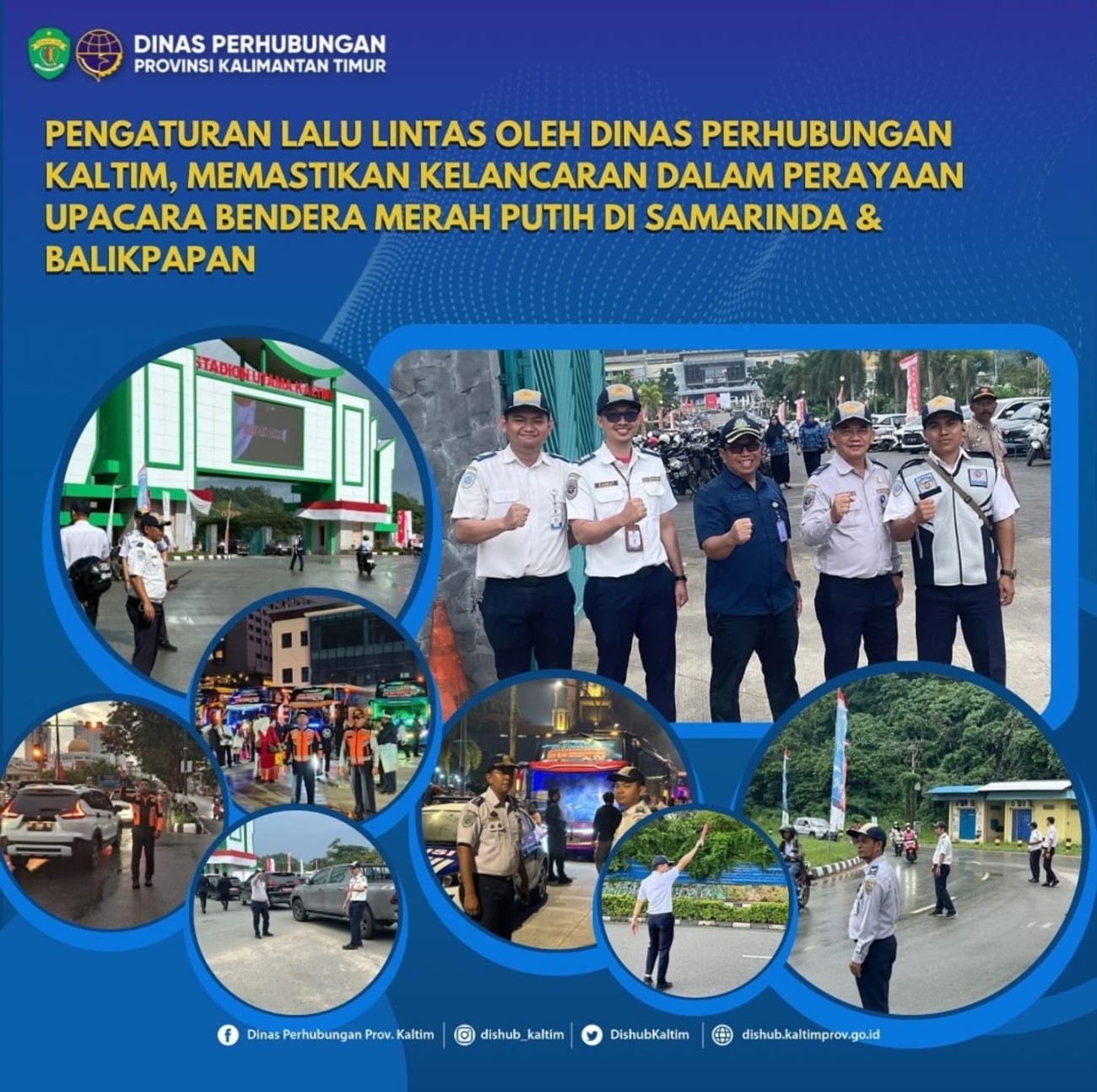 Pengaturan Lalu Lintas Oleh Dinas Perhubungan Kaltim, Memastikan ... Pengaturan Lalu Lintas Oleh Dinas Perhubungan Kaltim, Memastikan ...