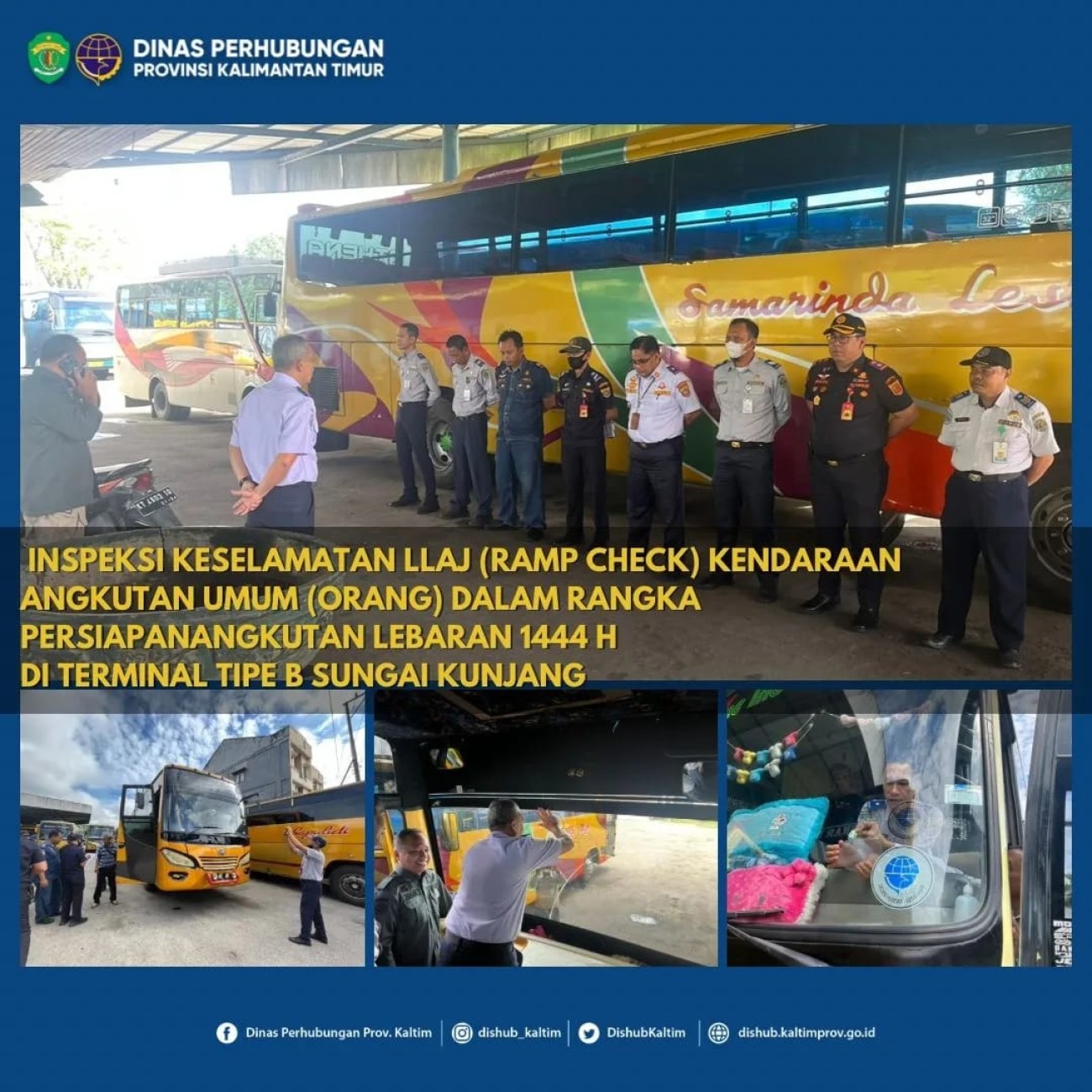 Inspeksi Keselamatan LLAJ (Ramp Check) Kendaraan Angkutan Umum (Orang ...